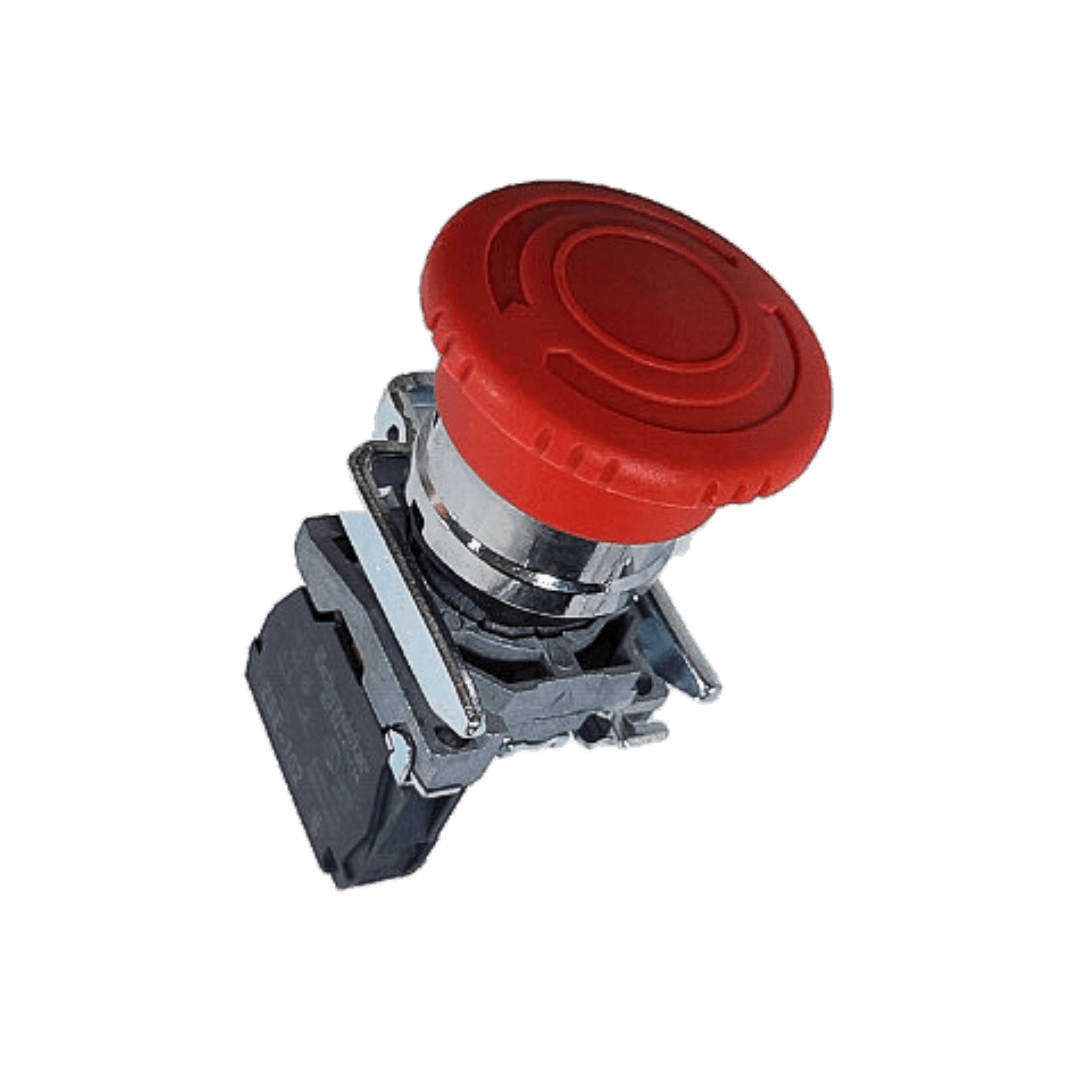 Pulsador 22MM NO Rojo