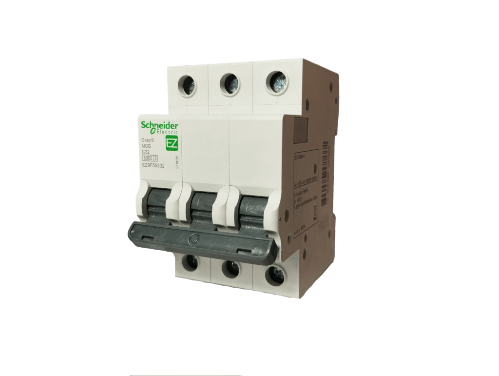 Breaker Trifásico de Riel 10A a 63A - Schneider